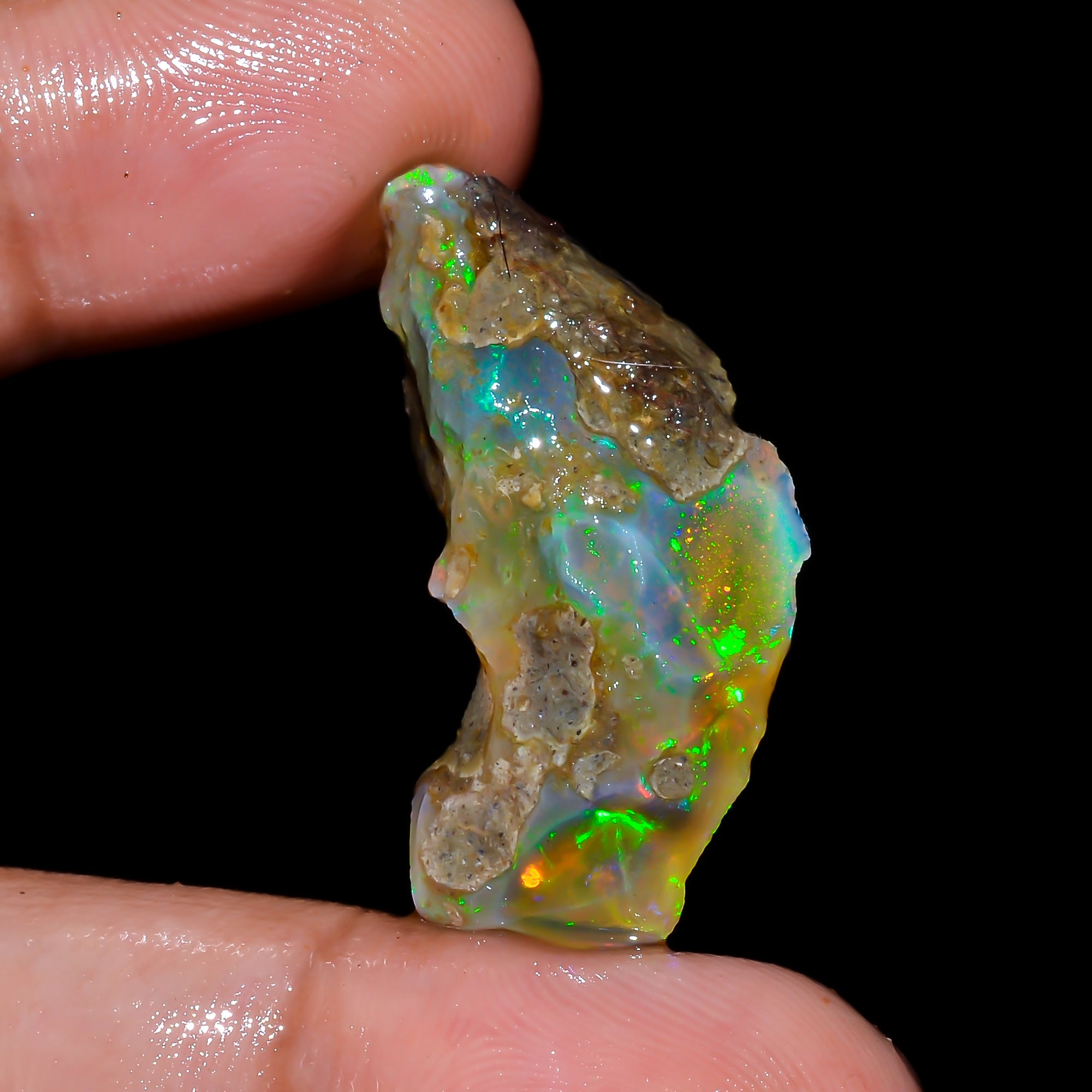 Opal Rough Specimen 15.5 Carat (3.1g) | 100% Natural Ethiopian Opal Ra ...